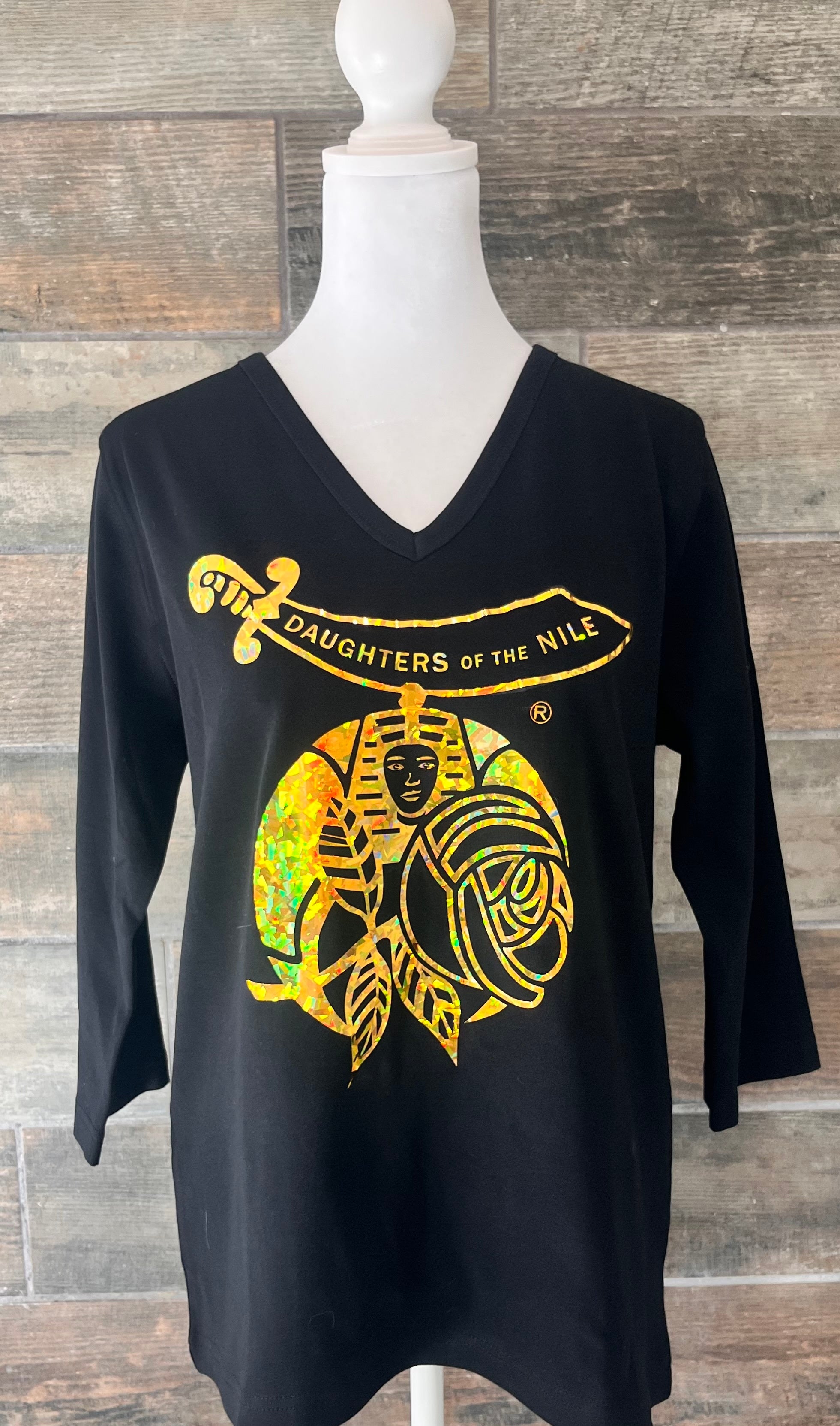 Holographic Nile Emblem Top | THE NILE SHOP